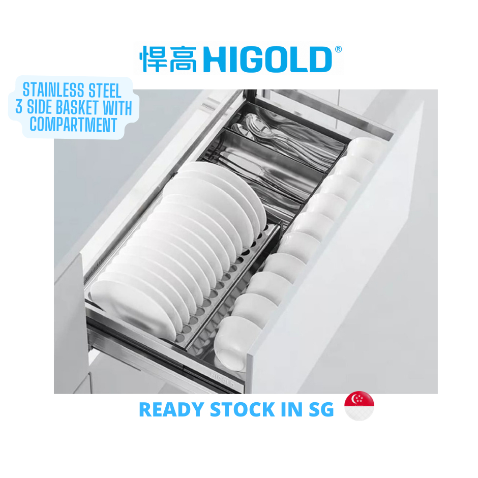 Higold Pandora Stainless Steel Drawers Set | Shopee Singapore