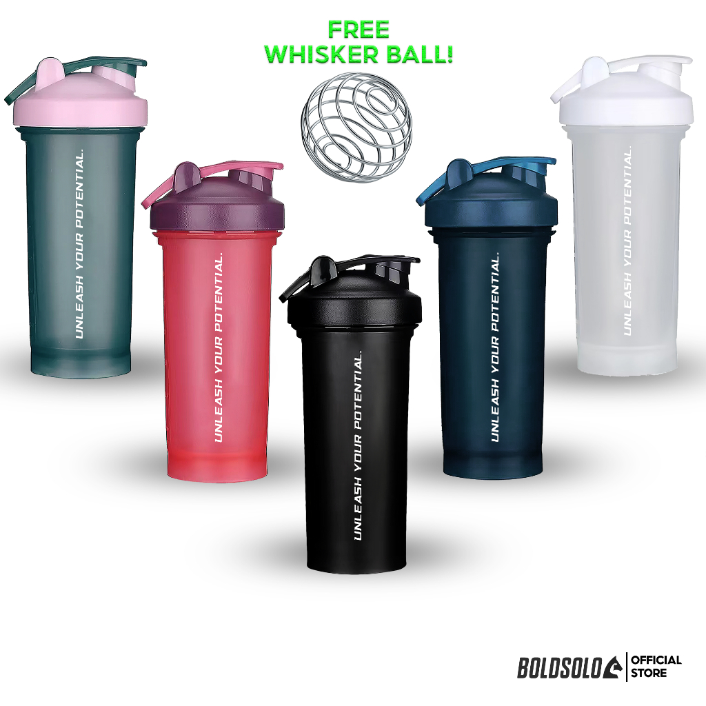 BoldSolo Premium 800ml/28oz Protein Nutrition Shaker Water Bottle Gym Sports Exercise BPA free ...