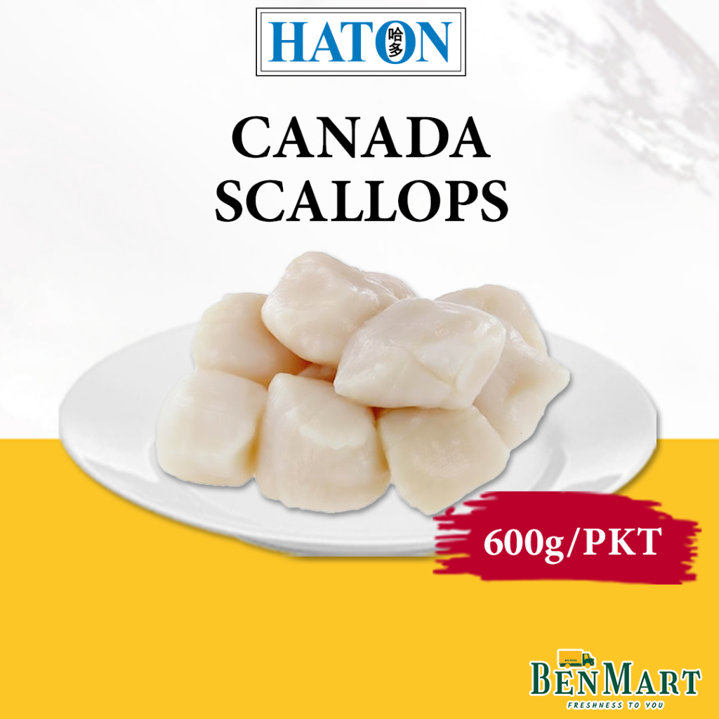 [BenMart Frozen] Haton Premium Jumbo Scallops 600g (Size 10/20 ...