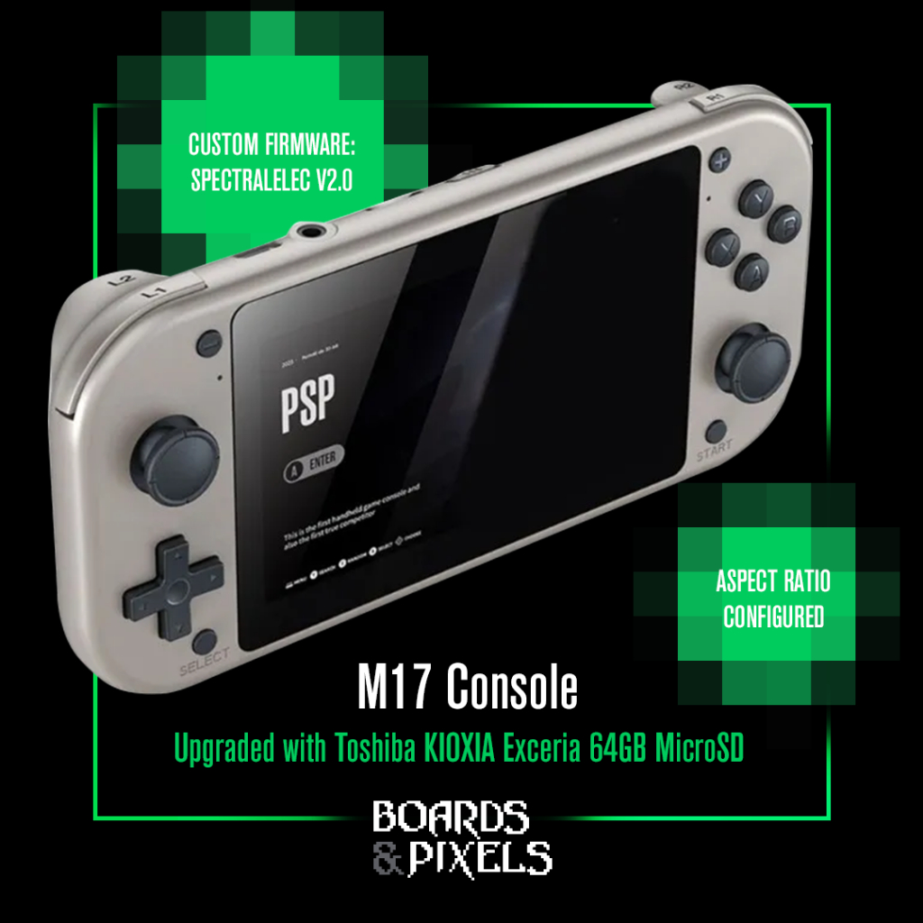 M17 Retro Gaming Console flashed with SpectralElec 2.0 Custom Firmware ...