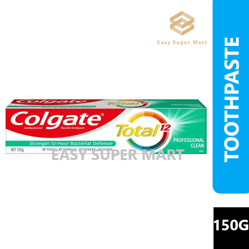 Colgate Total Toothpaste, Professional Clean Gel, 150 grams | Shopee ...