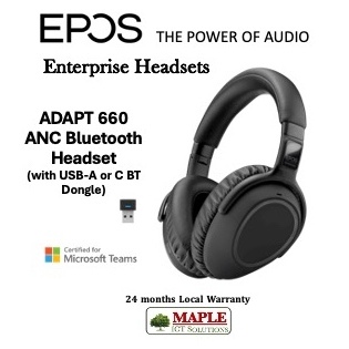 EPOS Adapt 660 ANC Bluetooth Headset | Shopee Singapore