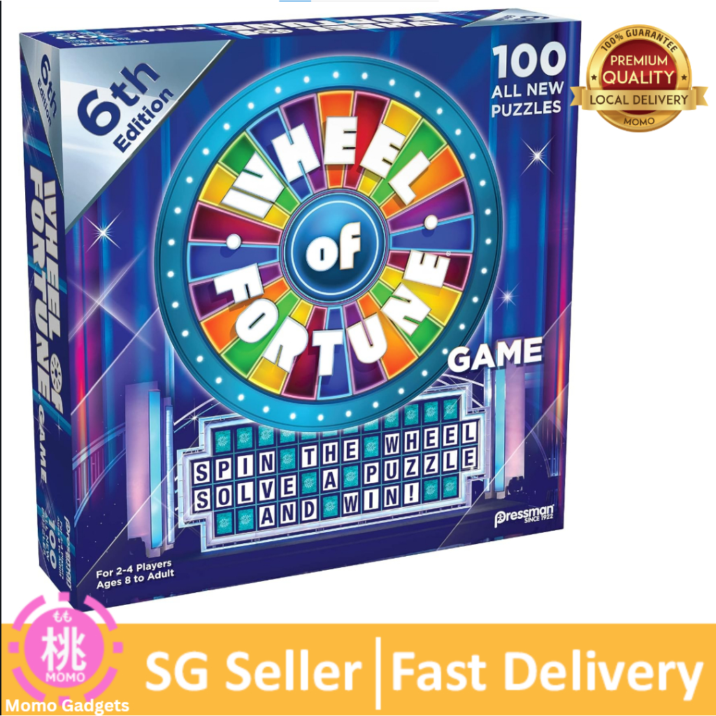 Wheel of Fortune Game: 6th Edition - Spin The Wheel, Solve A Puzzle ...