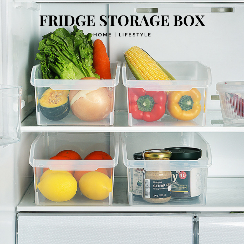 3pc Bundle Home Fridge Organizer Boxes Storage Drawer Food Container ...