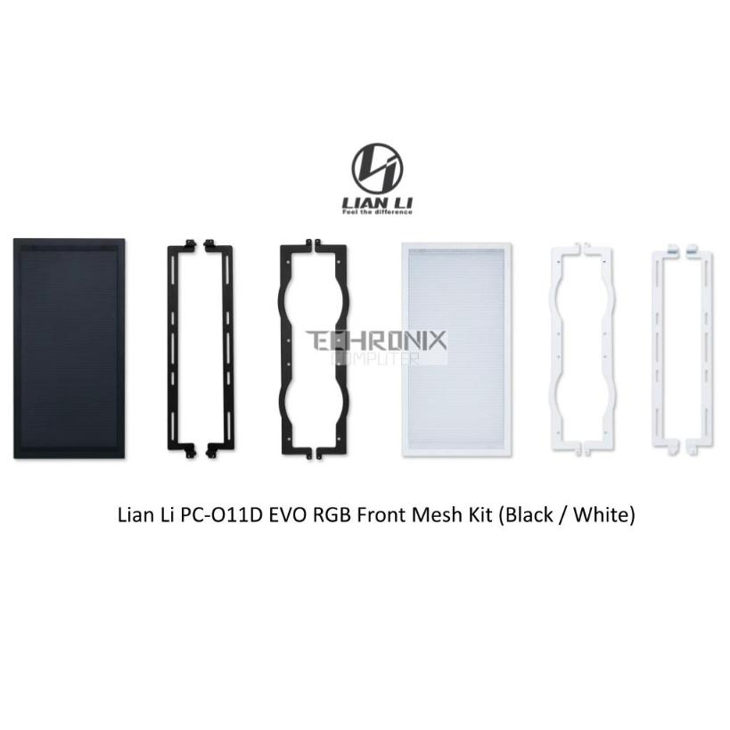 Lian Li PC-O11 Dynamic Evo RGB Front Mesh Kit (Black/White) | Shopee ...