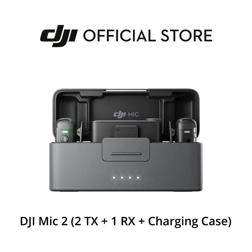 DJI Mic 2 - Wireless Microphone | High-Quality Audio Recording ...
