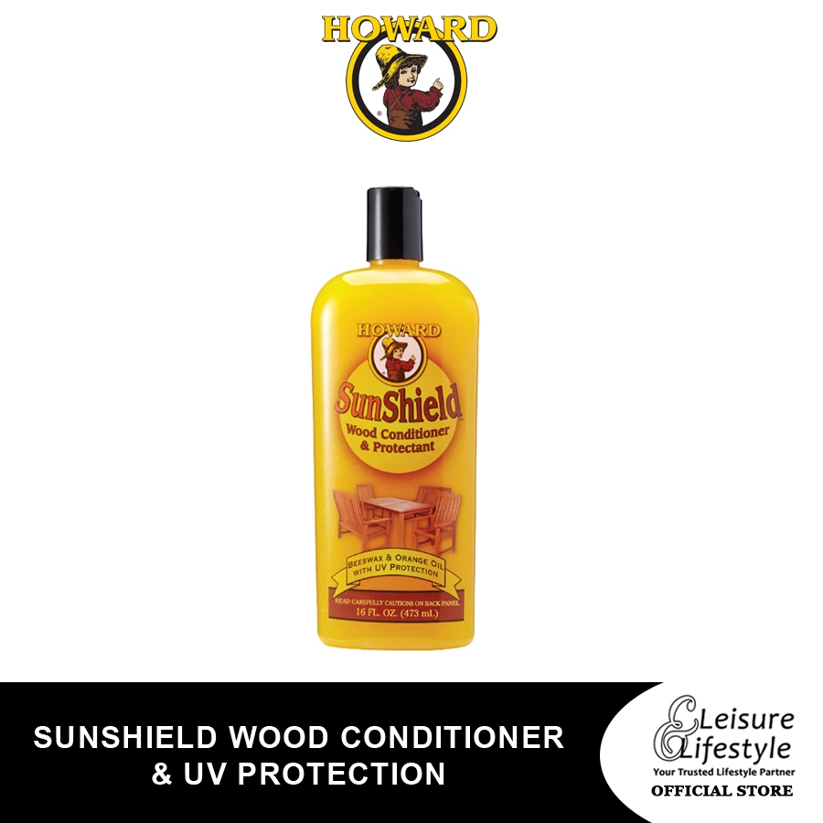 Howard Sun Shield Wood Conditioner & UV Protectant 473ML (Beeswax ...