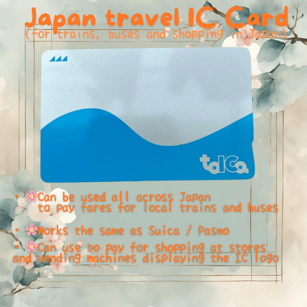 TOICA IC Card for Japan Transportation Train Bus (works the same as SUICA/ICOCA 【Direct from ...
