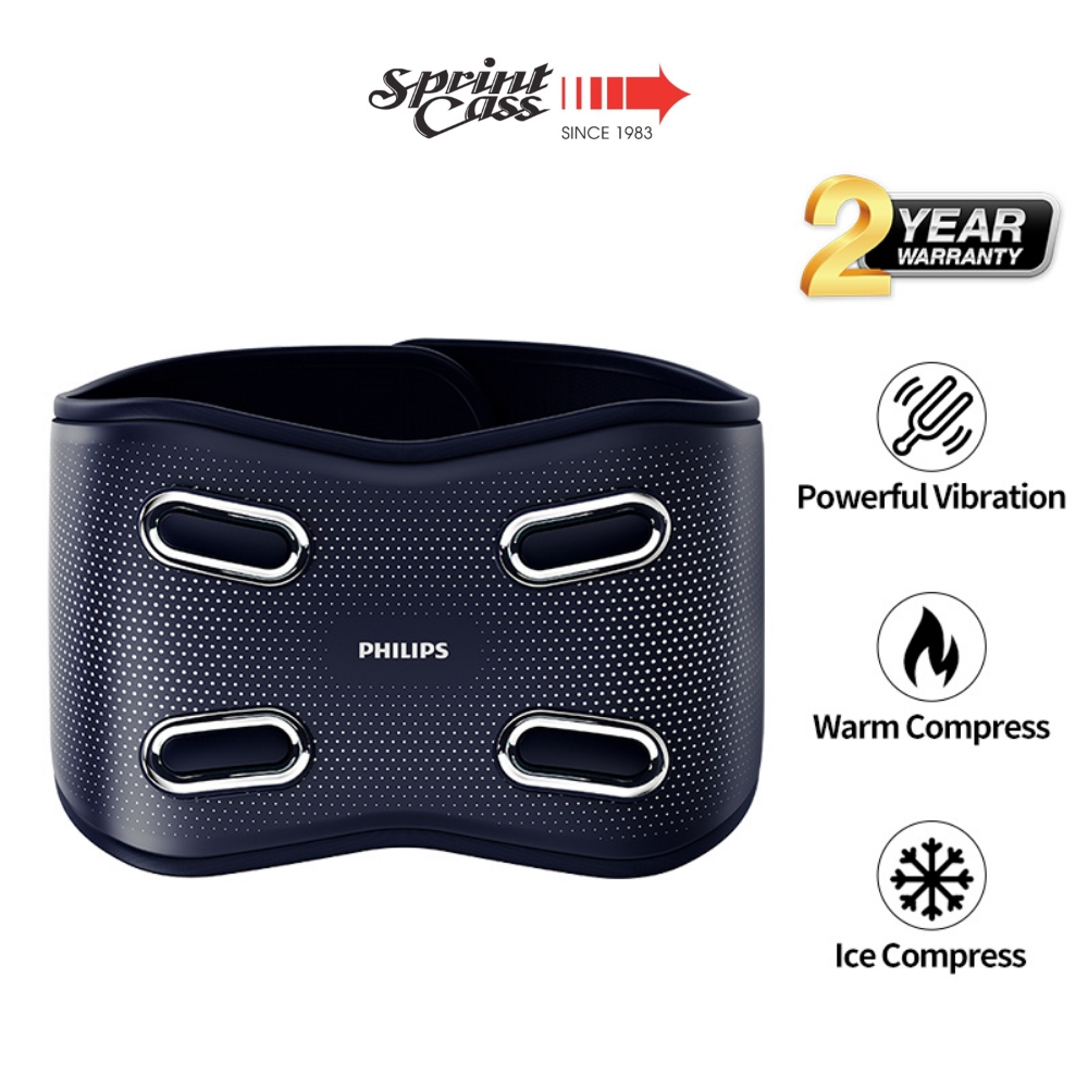 Philips Cordless Lower Back Massager with Soothing Heating and Ice ...