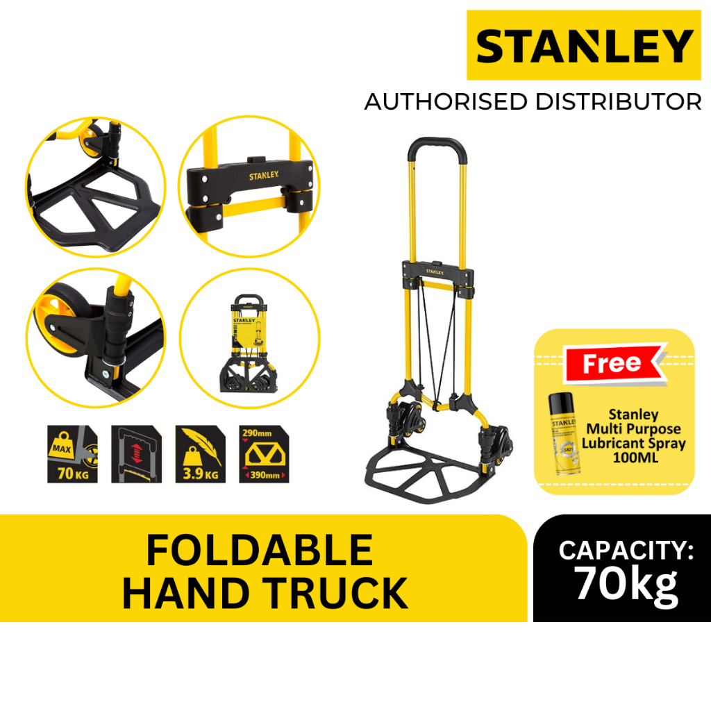 Stanley Trolley Folding Hand Truck 70kg | Shopee Singapore