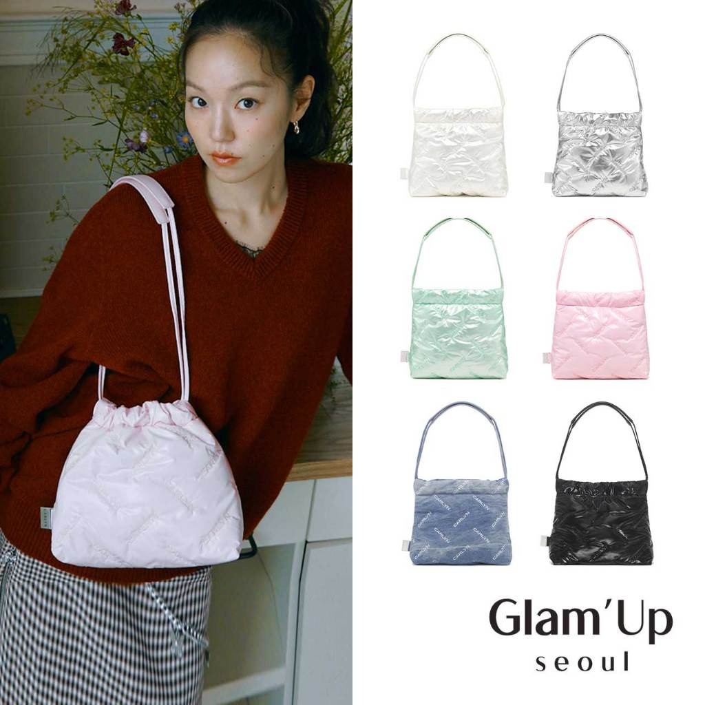 [Carlyn] Twee mini bag (7colours) H73305010 Quilted Padded Padding Bag ...