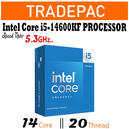 Intel Core i5-14600KF 14600KF 14600KF PROCESSOR (3 Years warranty by ...