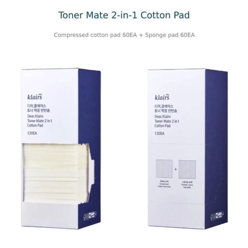 BUY 3 FREE KLAIRS Unscented Toner 180ml! 3 Ply Double Embossed Facial ...