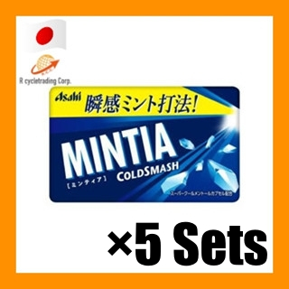 【Mint Candy】Asahi MINTIA COLDSMASH (50 tablets) 5 Sets 薄荷糖 口气清新剂 ★Cool ...