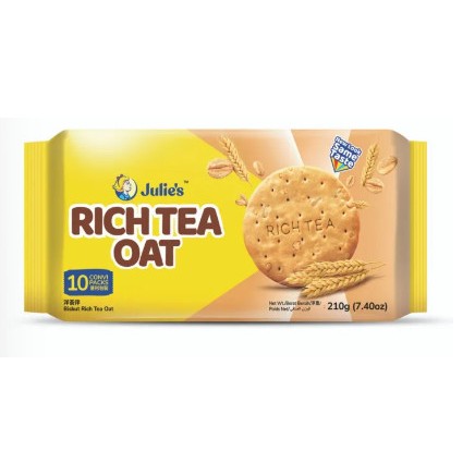 Julie's Rich Tea Oat Cookies/Julie's Wheat Crackers 250g | Shopee Singapore