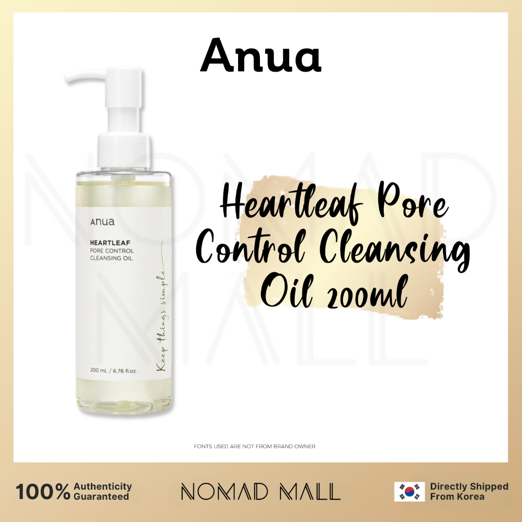 [ANUA] Heartleaf Pore Control Cleansing Oil 200ml | Shopee Singapore