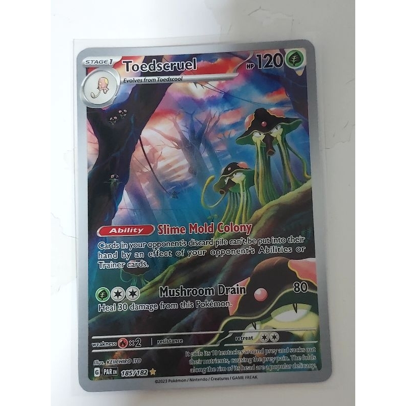Pokemon toedscruel illustration rare paradox rift card | Shopee Singapore