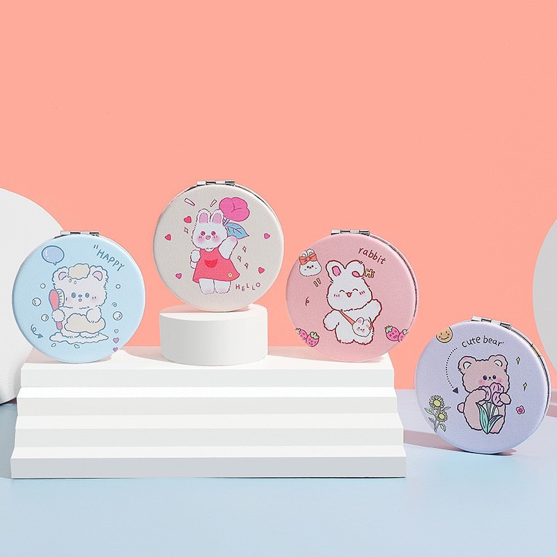 Cute Portable Mirror Makeup Mirror Small mini Portable Mirror | Shopee ...