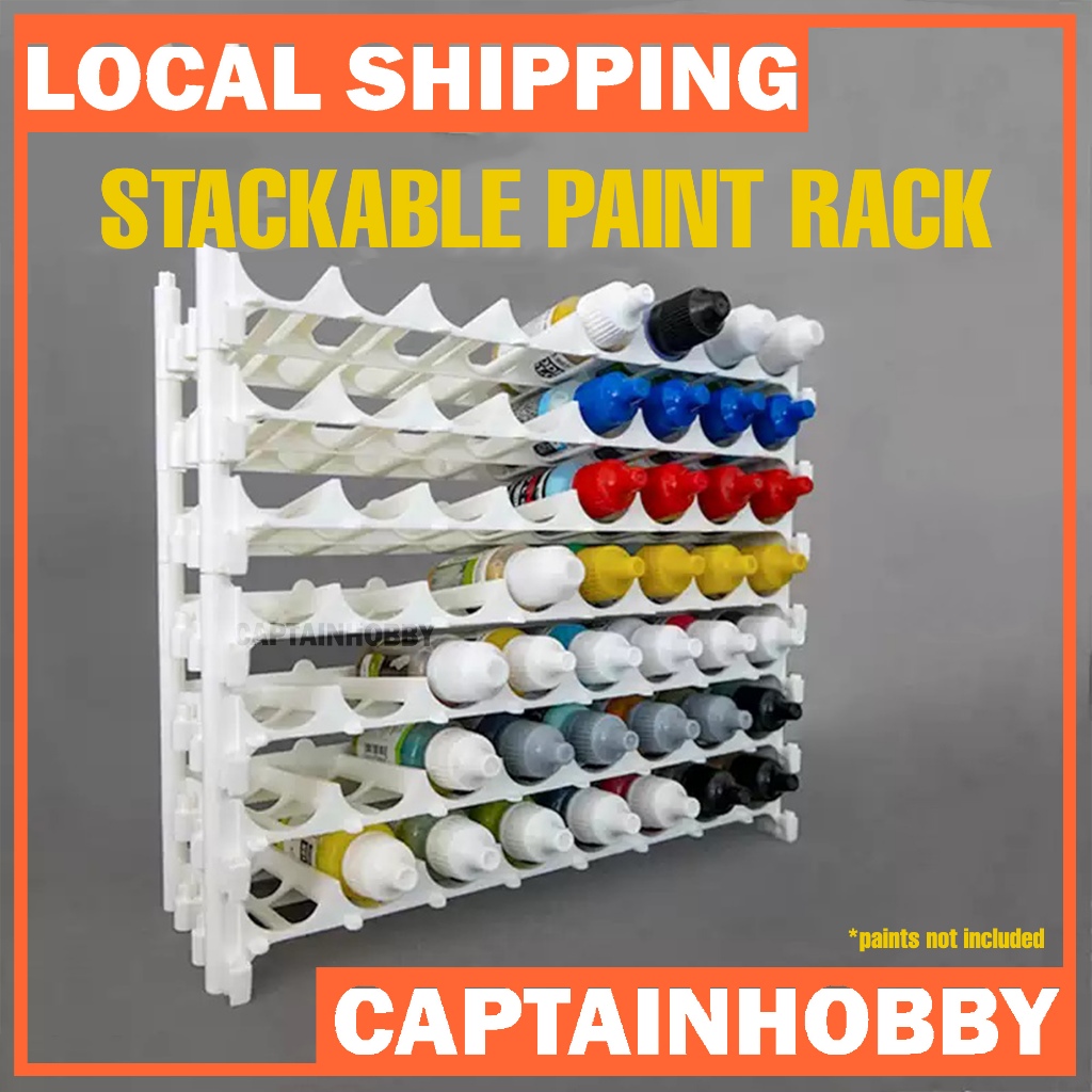 Stackable Desktop Paint Rack Paint Display Paint Stand Ink Holder Paint ...