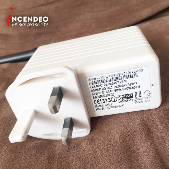Aztech Homeplug Hl105ew 54mbps Wireless Extender 1pc 85mbps Homeplug Powerline Adapter 1pc