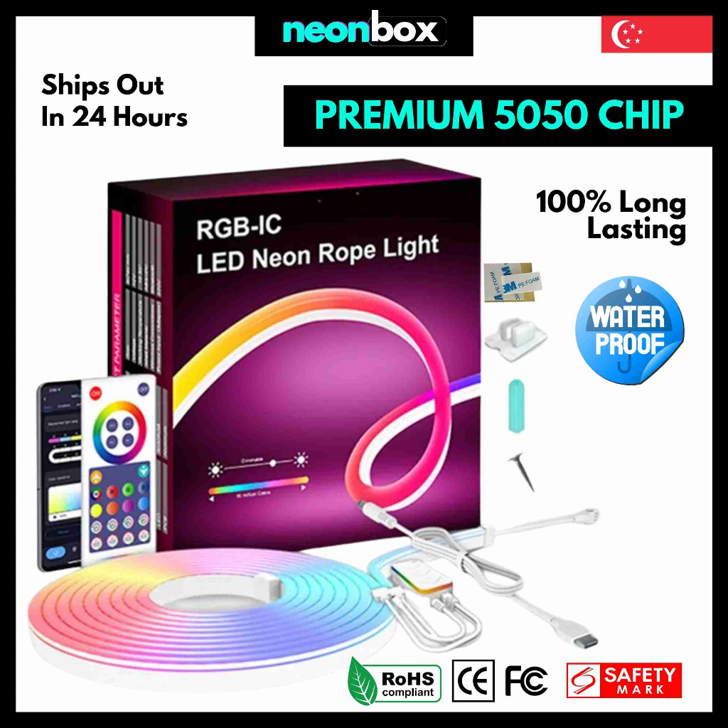 Super Pretty Running Lights: RGB-IC / RGB Neon Strip Neon Light ...