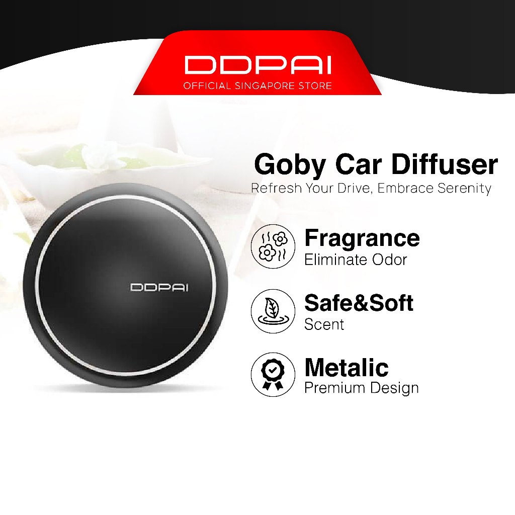 DDPAI Car Diffuser Metal Car Fragrance Disc | Shopee Singapore