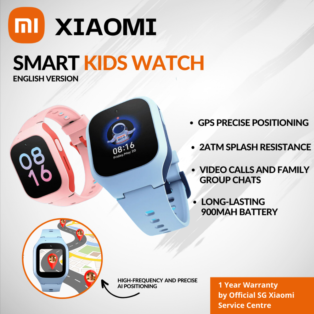 Xiaomi Smart Kids Watch GPS Track Real Time Location Video Calls Chat ...