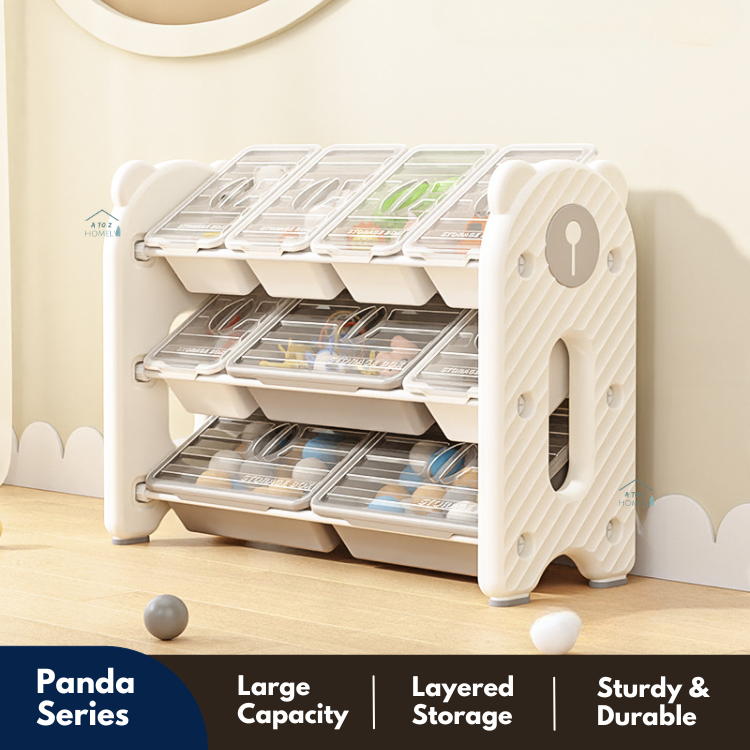 [SG Stock] Toy Storage - Panda / Rack Storage / Bookshelf Toys / Kids ...