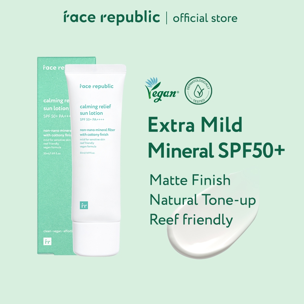 [Expiry date: Sept 2025] Face Republic Calming Relief Sun Lotion SPF50 ...