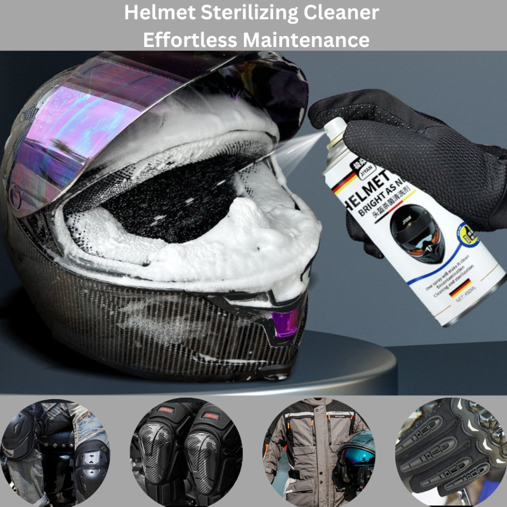 450ML Helmet Motorcycle Deodorizer Cleaner Spray Helmet Sanitizer ...