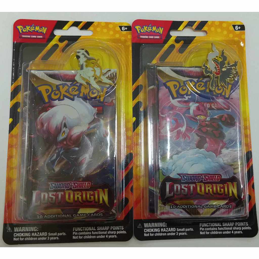 Pokemon TCG Arceus/Darkrai pin small footprint blister pack | Shopee ...