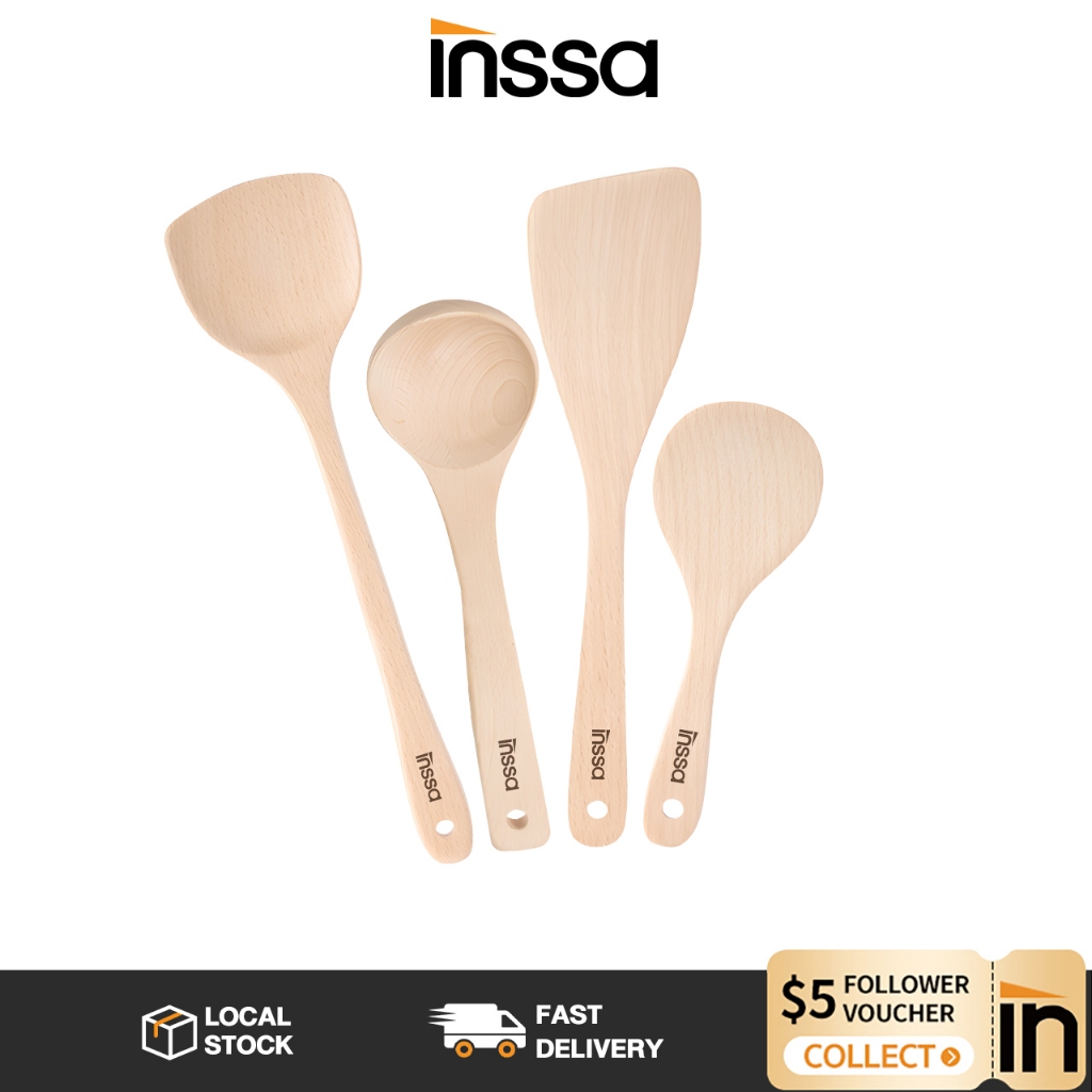 Inssa wooden spatula set for home use Spatulas, spoons, spatulas ...