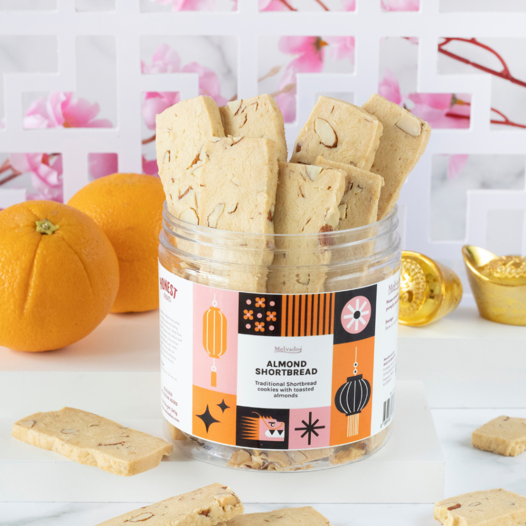 Melvados - Almond Shortbread Jar (No Sugar Added)(Halal) | Shopee Singapore