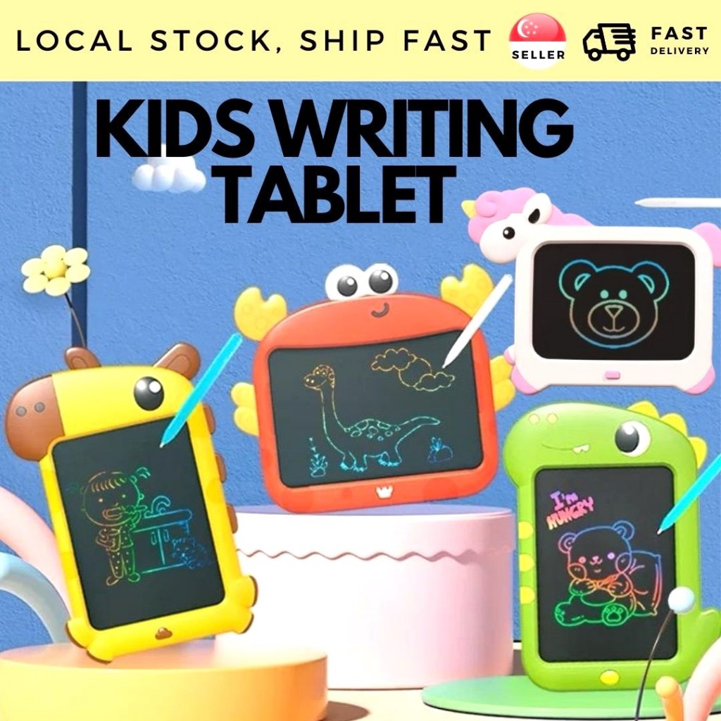 🇸🇬 Local Stock 🇸🇬 Kids Writing Tablet LCD Drawing Board Art Drawing Pad ...