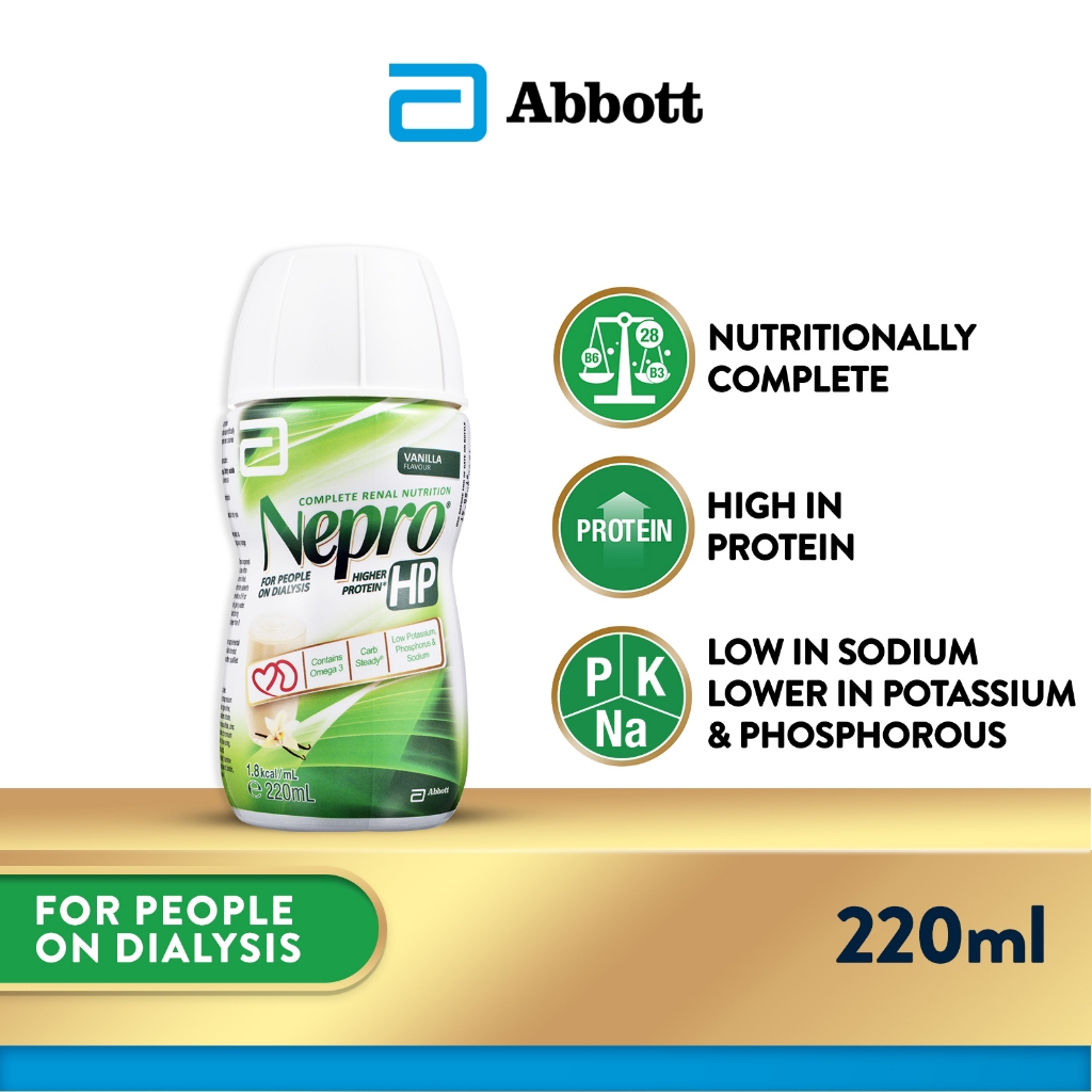 Nepro HP: 1.8kcal/ml Higher Protein Nutrition for Adults on Dialysis ...