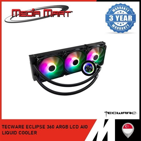 TECWARE ECLIPSE 360 ARGB LCD AIO LIQUID COOLER | Shopee Singapore