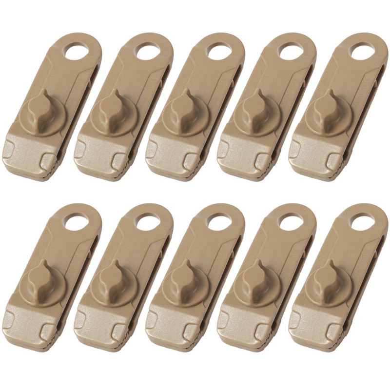 🚀🇸🇬 [SG] Heavy Duty Tent Clip Outdoor Tarp Clip Fixed Plastic Buckle ...