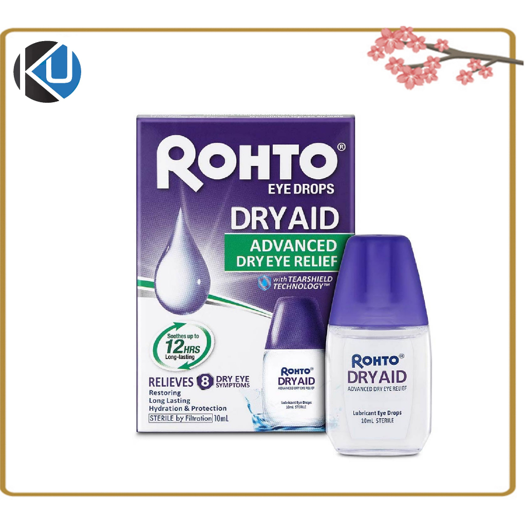 Rohto Eye Drops Dry Aid Sterile Advanced Dry Eye Relief 13ml