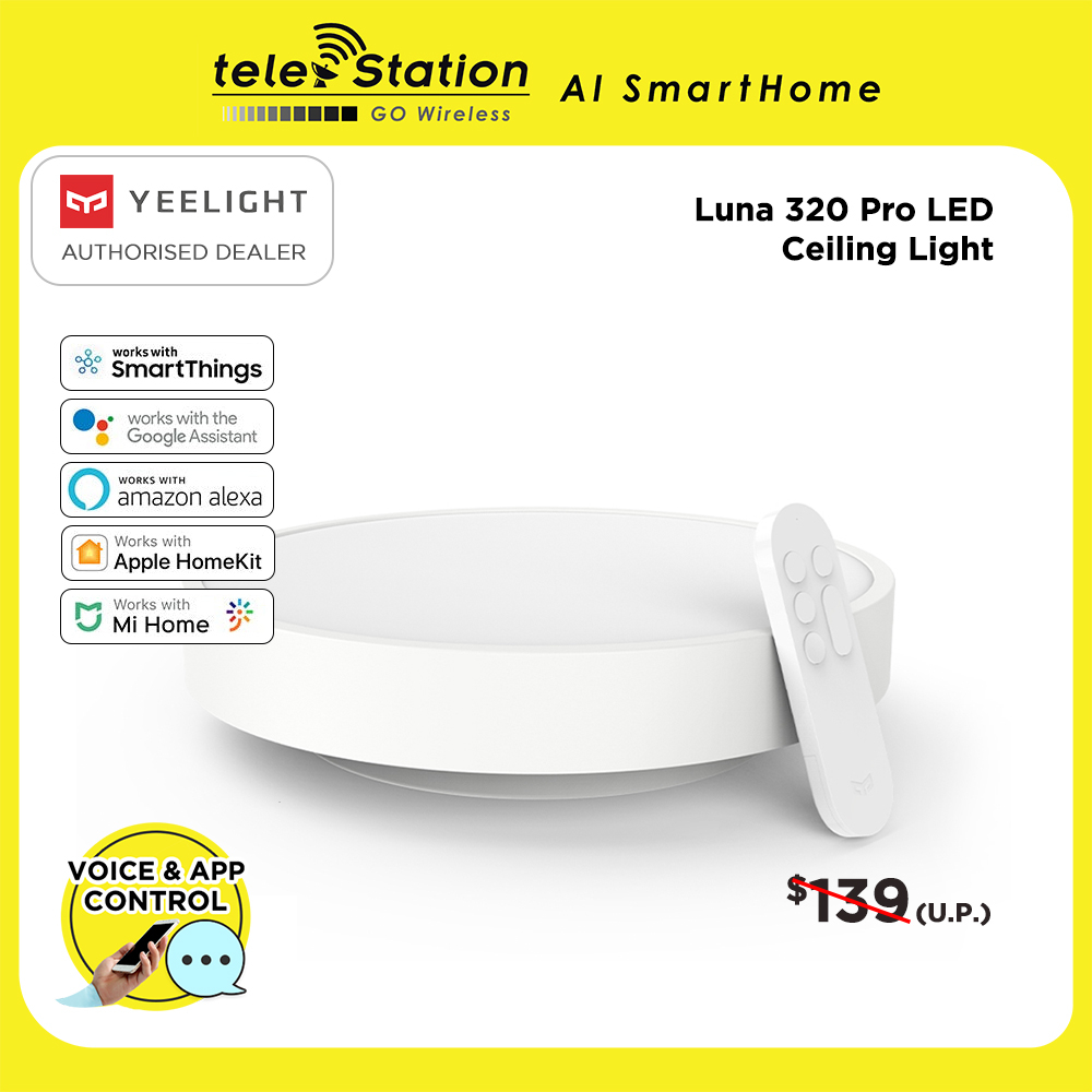 Yeelight Luna 320 Pro LED Ceiling Light (1 Year + 6 Months* Local ...