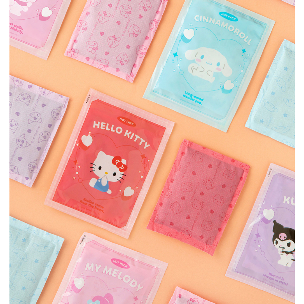 [Sanrio] Sanrio Heat Pack Hot Pad Hand Warmer Kuromi , Hello Kitty, My ...