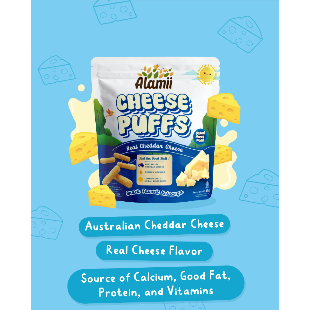ALAMII HEALTHY BAKED PUFFS / KIDS HEALTHY SNACK / HALAL SNACK / LUNCH ...
