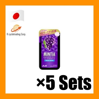 【Mint Candy】Asahi MINTIA BREEZE Fresh Groupe (30 Tablets) 5 Sets 薄荷糖 口气清新剂 ★Large tablets with a ...