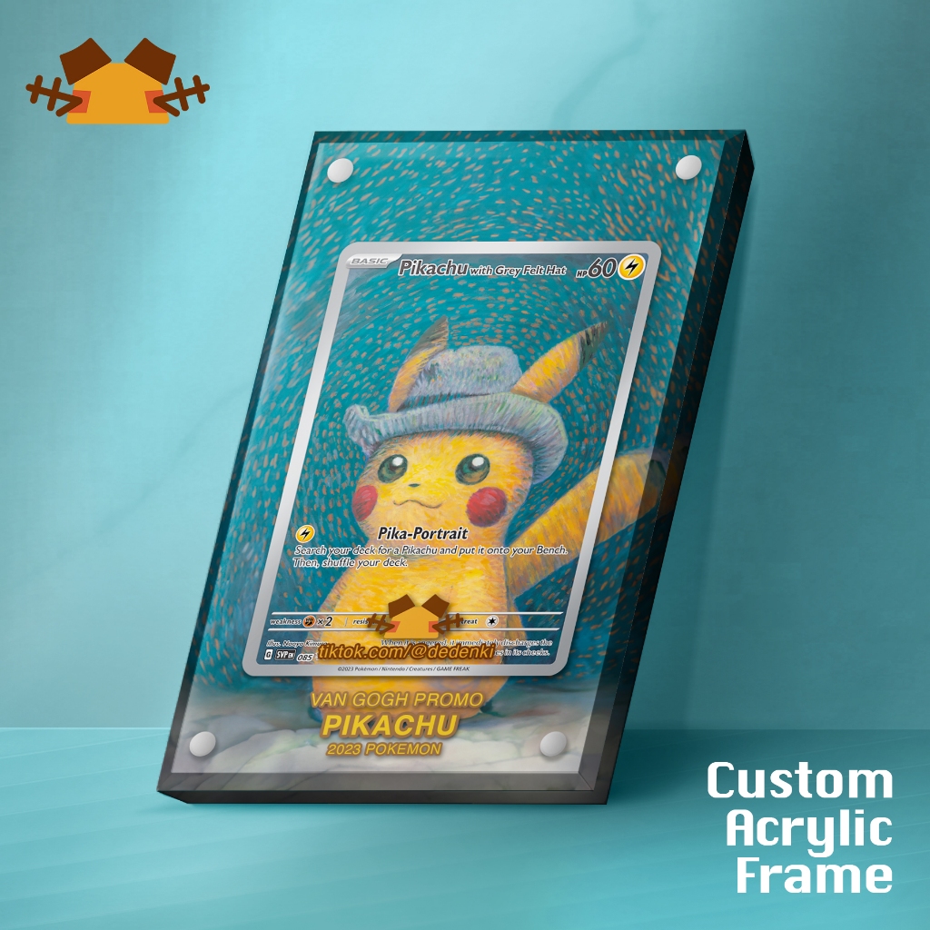 Pikachu Van Gogh Custom Card Frame | Shopee Singapore