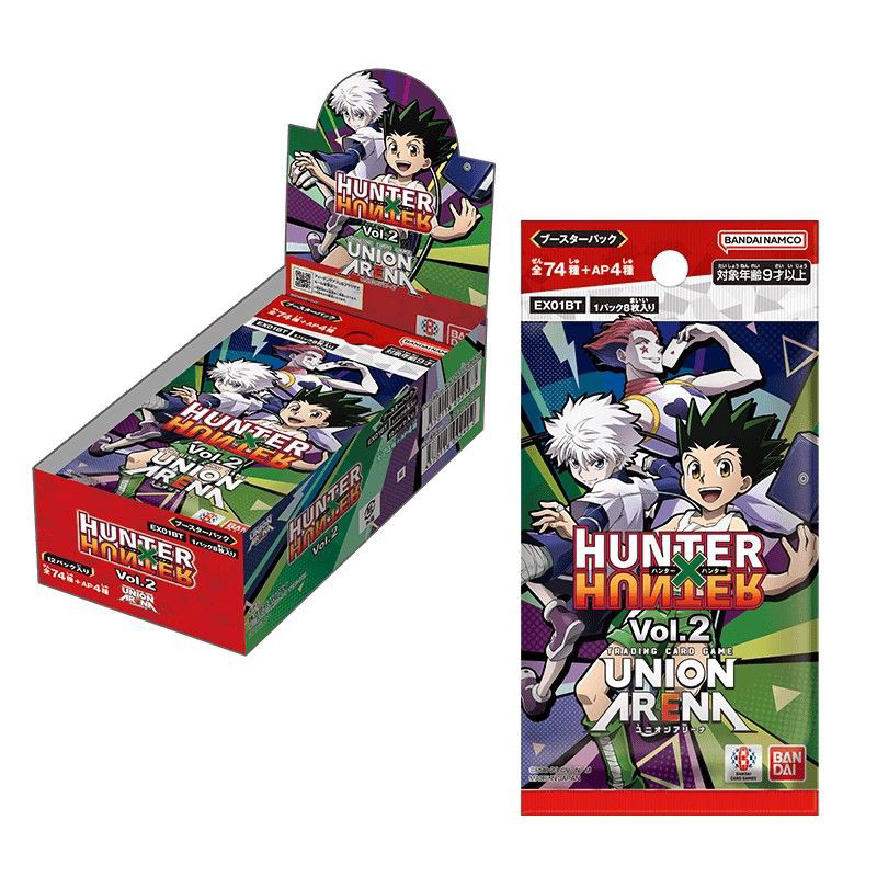 Union Arena TCG Hunter x Hunter Vol 2 Extra Booster Box | Shopee Singapore