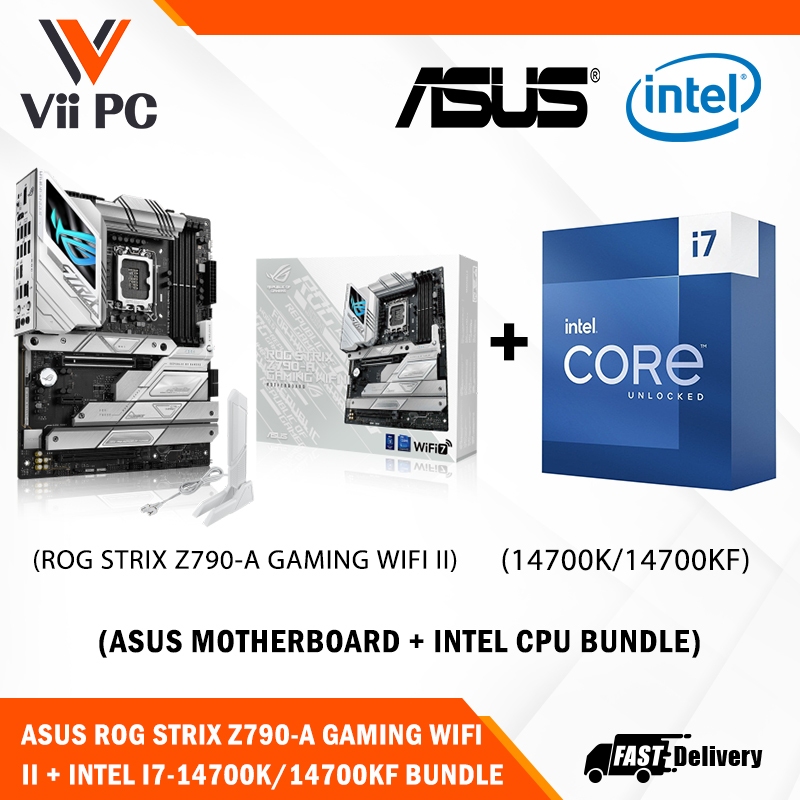 ASUS ROG STRIX Z790-A Z790A Z790 A GAMING WIFI II Motherboard + Intel ...