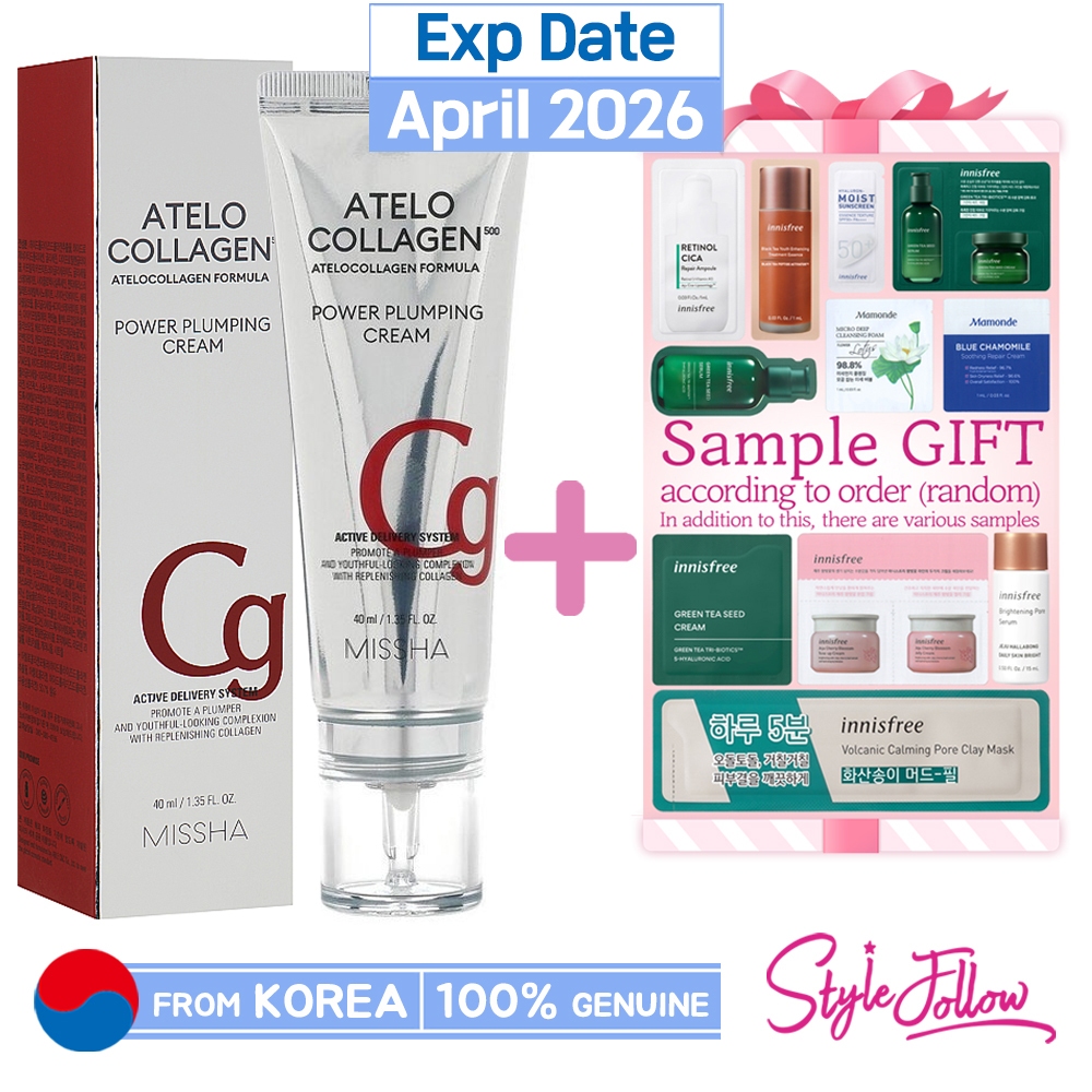 [MISSHA] Atelo Collagen 500 Power Plumping Cream 40ml | Shopee Singapore