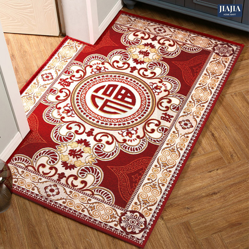 CNY Sg 2025 Entrance Door Chinese New Year Floor Mat Red Festive Door ...