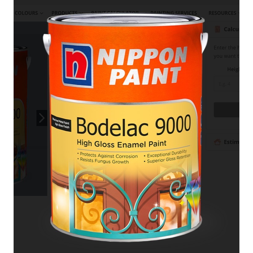 Nippon Paint Bodelac 9000 5L | Shopee Singapore