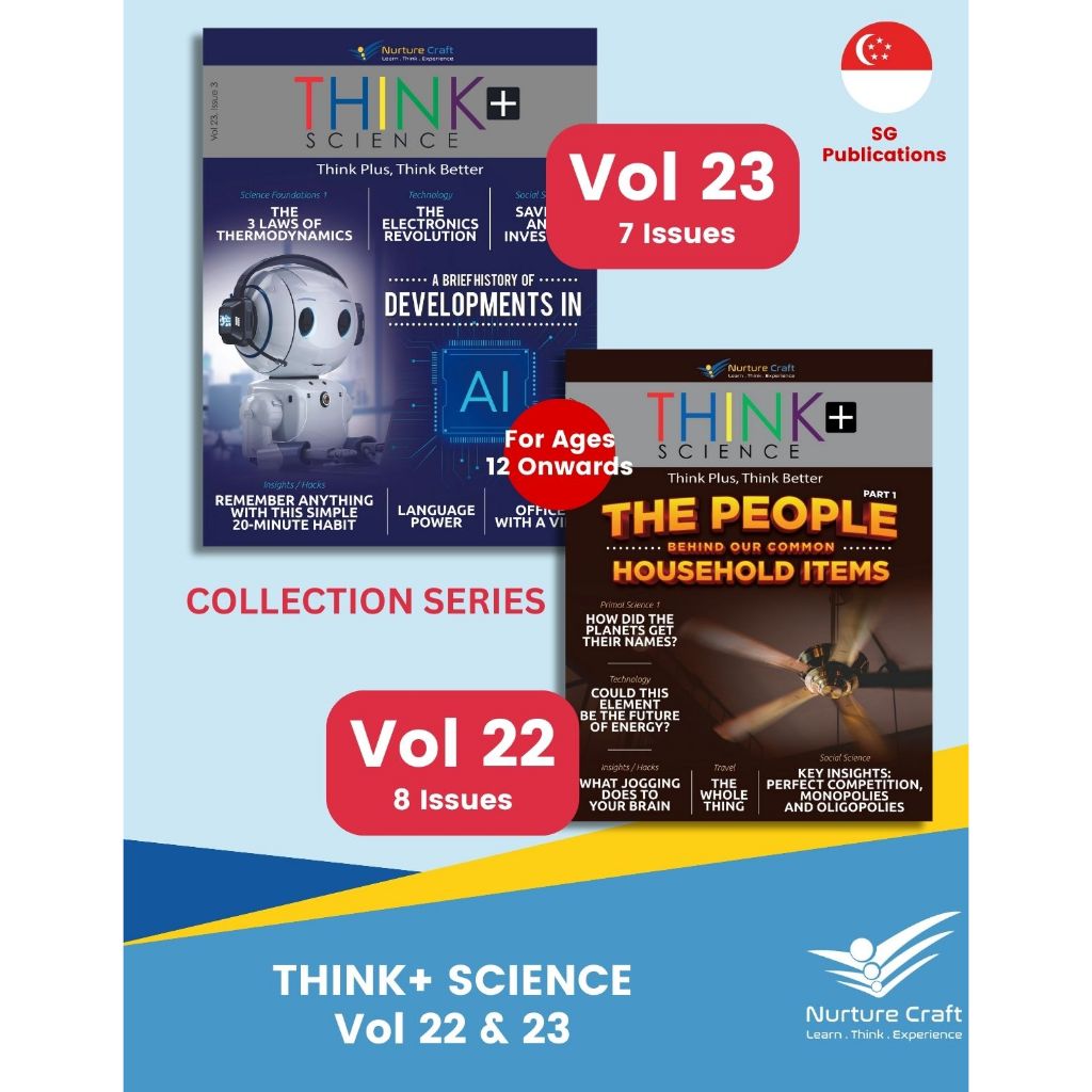 (Collection Series) THINK+ SCIENCE Vol 22 23 (Set) - Ages 12 Onwards ...