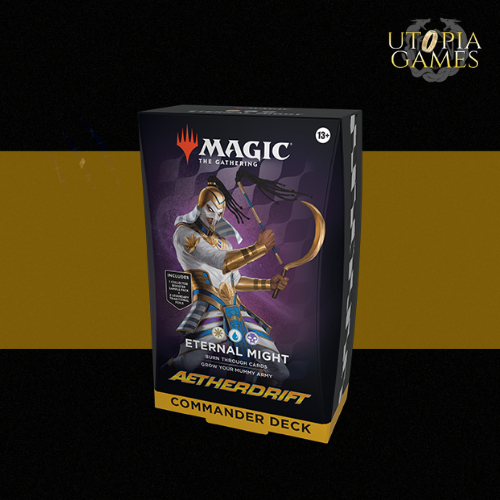 Magic The Gathering: Aetherdrift Eternal Might Commander Deck | Shopee ...